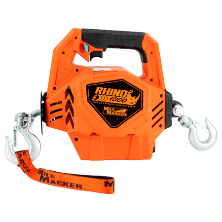 Mile Marker Winch 71-1000 Rhino Pull 1000; Portable; Vertical Lift ...