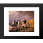 FrameToWall - C Allan Gilbert FRAMED Art Print 15x18 "All is Vanity ...