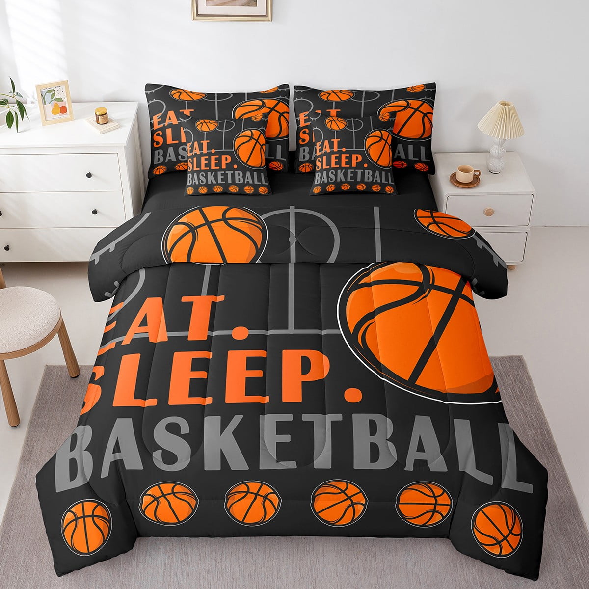 Click here for Yst Basketball Queen Comforter Set With Sheets Spo... prices