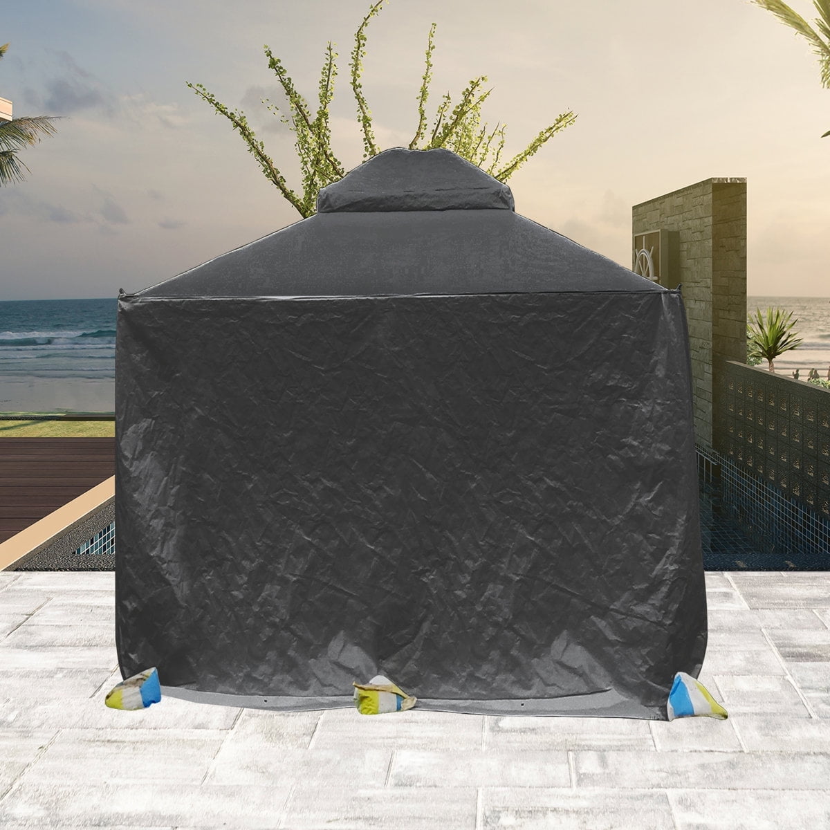 Click here for Domi Outdoor Living 10 X 10 Winter Gazebo Cover Wi... prices