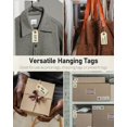 100 Pcs Blank Shipping Tag with Elastic String Attached Cardstock Paper ...