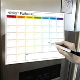 Kedshhgu Magnetic Whiteboard for Fridge, Monthly Planner, Magnet ...