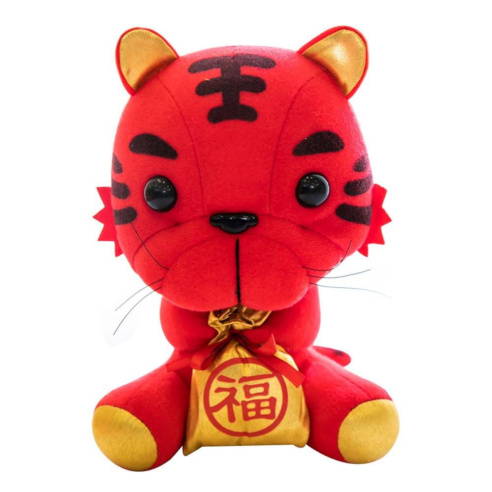 Zodiac Cute Chinese New Year Good Luck Ornaments Tiger Animal Dolls ...