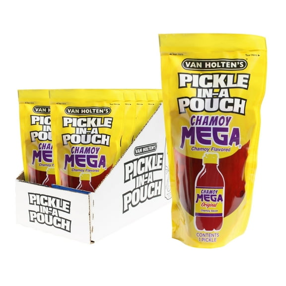 Van Holten's Pickle-In-A-Pouch | 12 Pack | Warheads Extreme Blue ...