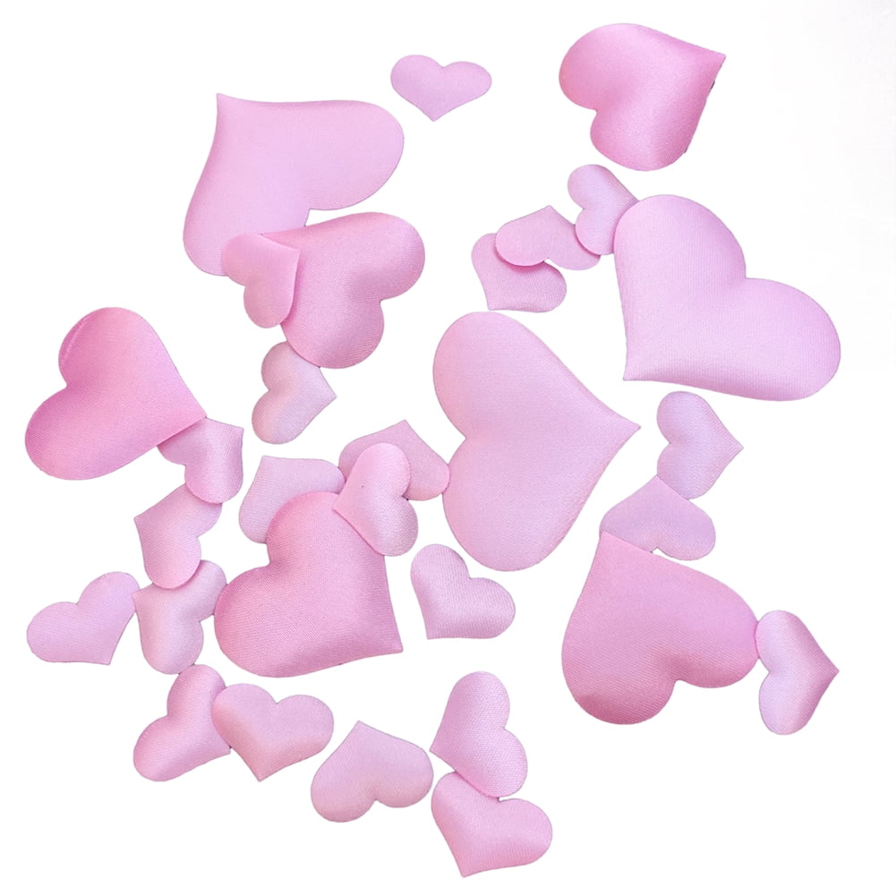 HEVIRGO 100Pcs Romantic Married Love Heart Sparkle Confetti Table ...