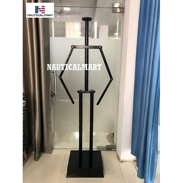 Nauticalmart Medieval Full Suit of Armor Wooden Display Stand (Black ...