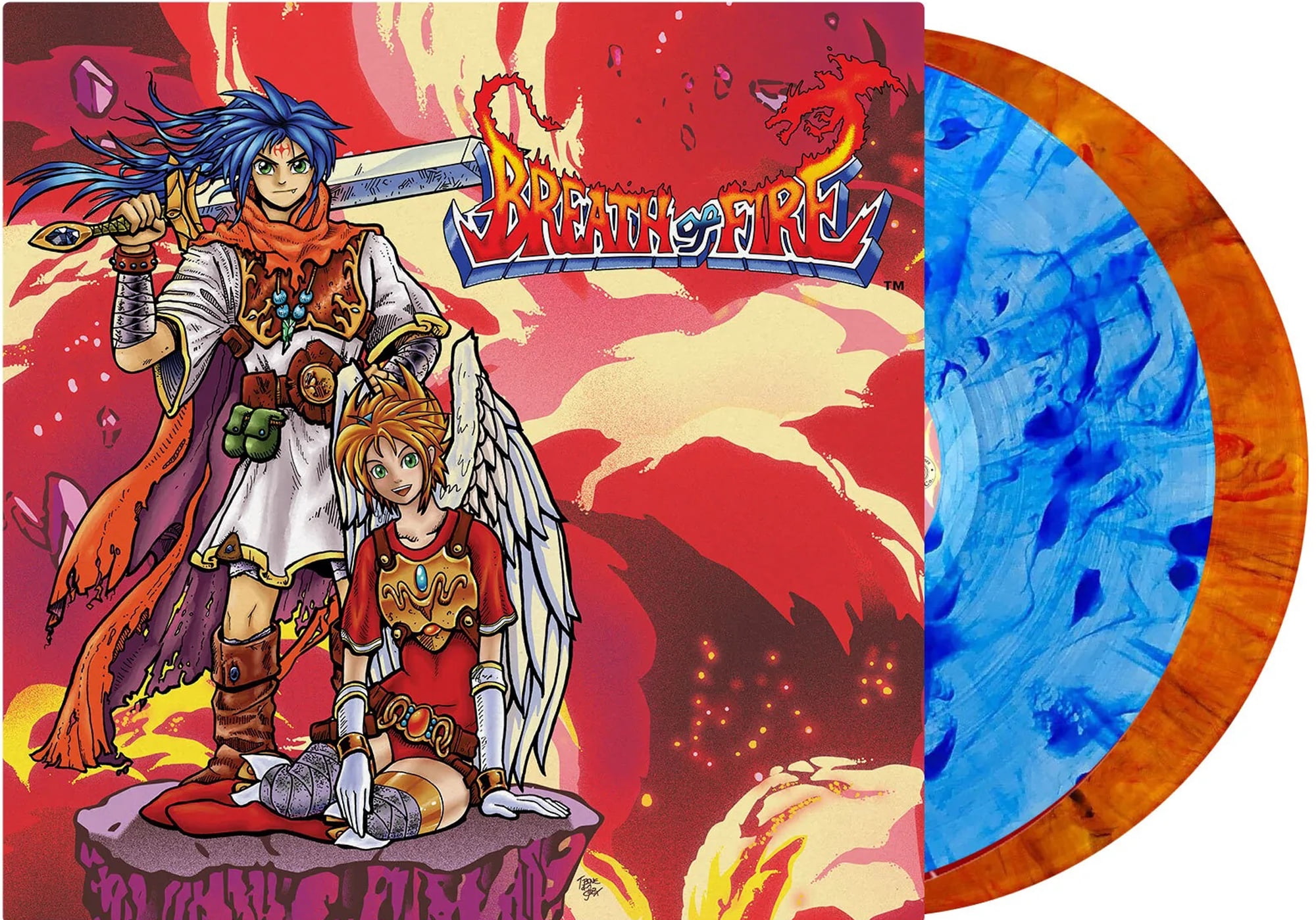 Breath of Fire - SNES RPG Original Soundtrack Blue and Orange Colored ...