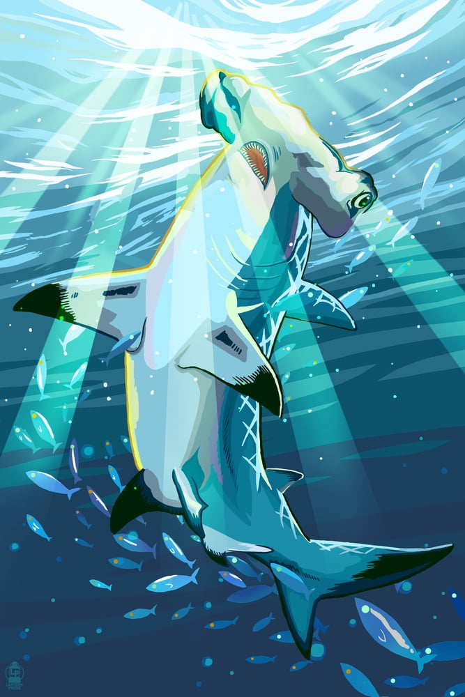 Hammerhead Shark Painting