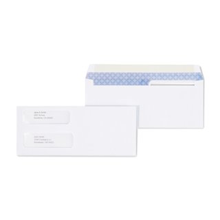 Quality Park 2-Window Security Tinted Invoice/Check Mailer #9 3 7/8 x 8 ...