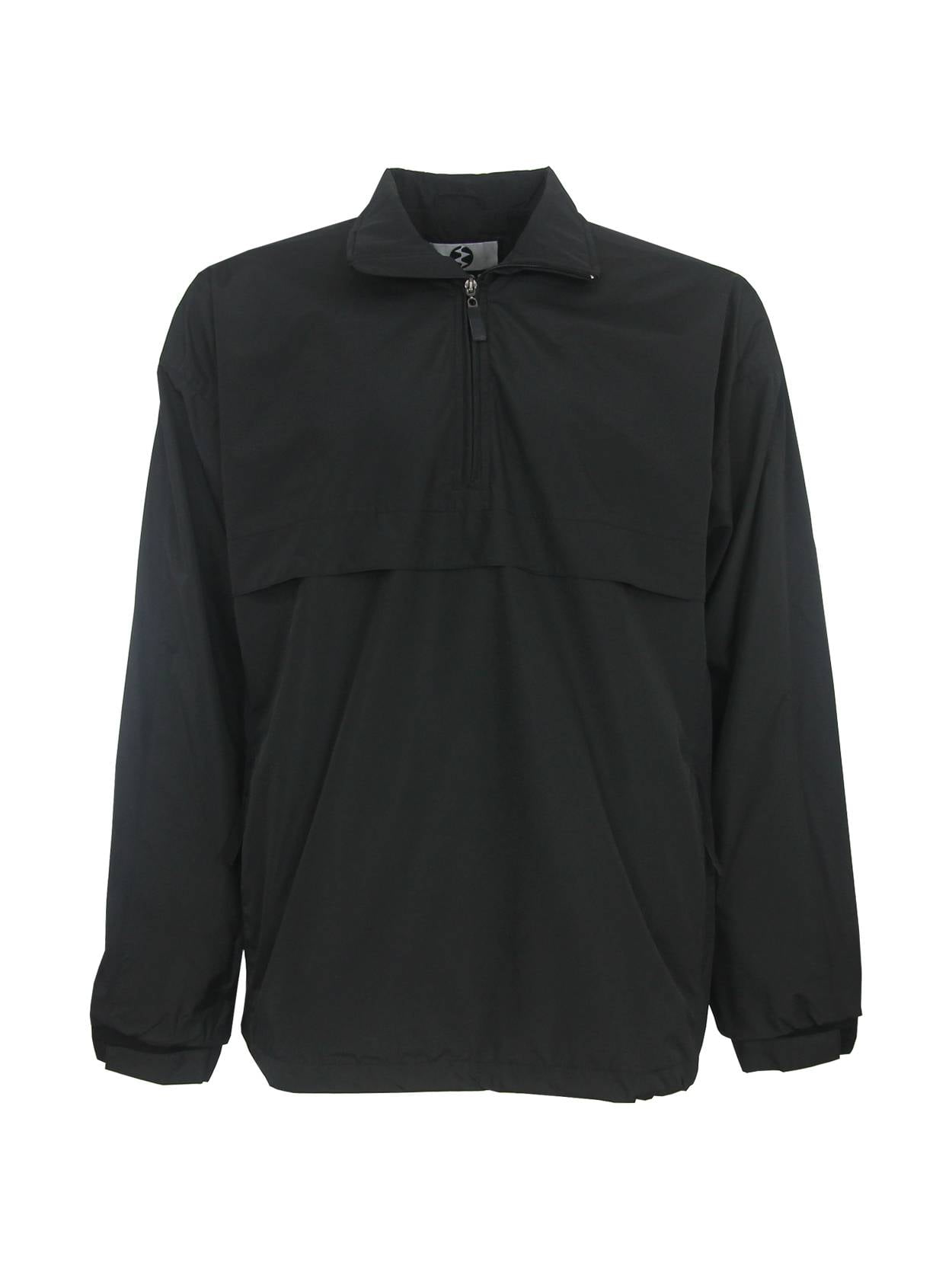 IXSPA Golf Men's G-Tex 1/4 Zip Pullover Windshirt, Medium Black ...