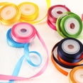 10 Color 50Yards Solid Satin Ribbon,3/8" X 5 Yard/Roll Colorful Double ...