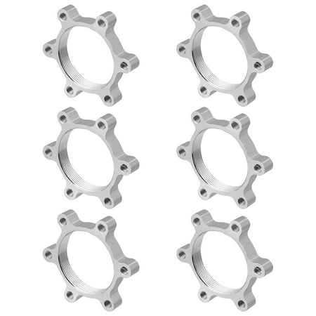 6pcs Bike Freewheel Threaded Hubs Disk Disc Brake Rotor 6 Bolt Flange ...
