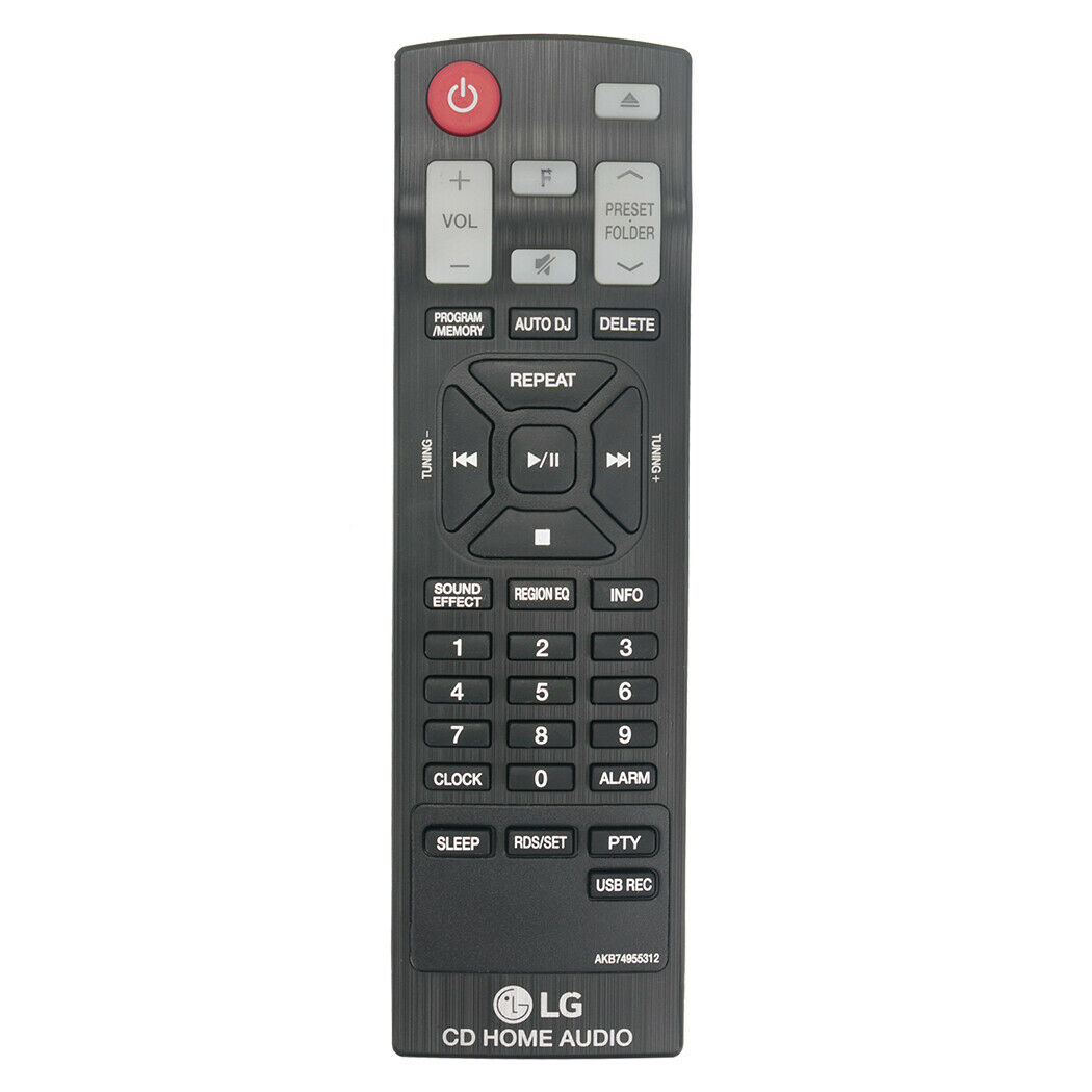 New AKB74955312 Remote for LG CM4560 CM4560 CMS4550F CMS4550W Mini Hi ...