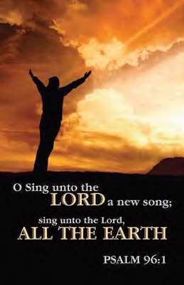 Bulletin Sing Unto The Lord Psalm 96 1 KJV Pack Of 100 Walmart Bulletin Sing Unto The Lord Psalm 96 1 KJV Pack Of 100 Walmart