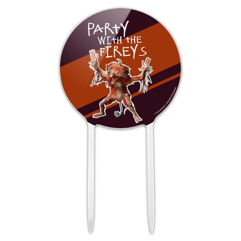 Acrylic Party with the Fireys Labyrinth Cake Topper Party Decoration ...