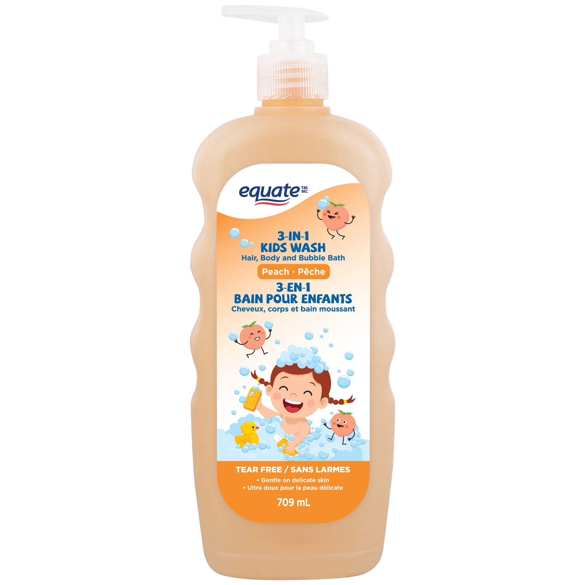 Click here for Equate Peach 3-In-1 Kids Wash 709ml prices