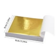 Linyer 9x9cm Gold Foil Sheets, Metallic Gilding Paper for Craft ...