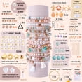 1927 PCS Jewelry Making Supplies Kit, Stone Bead DIY Bracelet Necklace ...