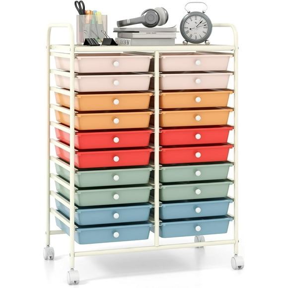 Plastic Rolling File Cabinets in Office Furniture - Walmart.com