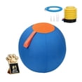 22" Calming Jumbo Ball for Medium Large Dogs, Tear-Resistant Inflatable ...