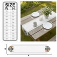 Colorful Words Graduation Table Runner Linen Burlap Table Runner 36 ...