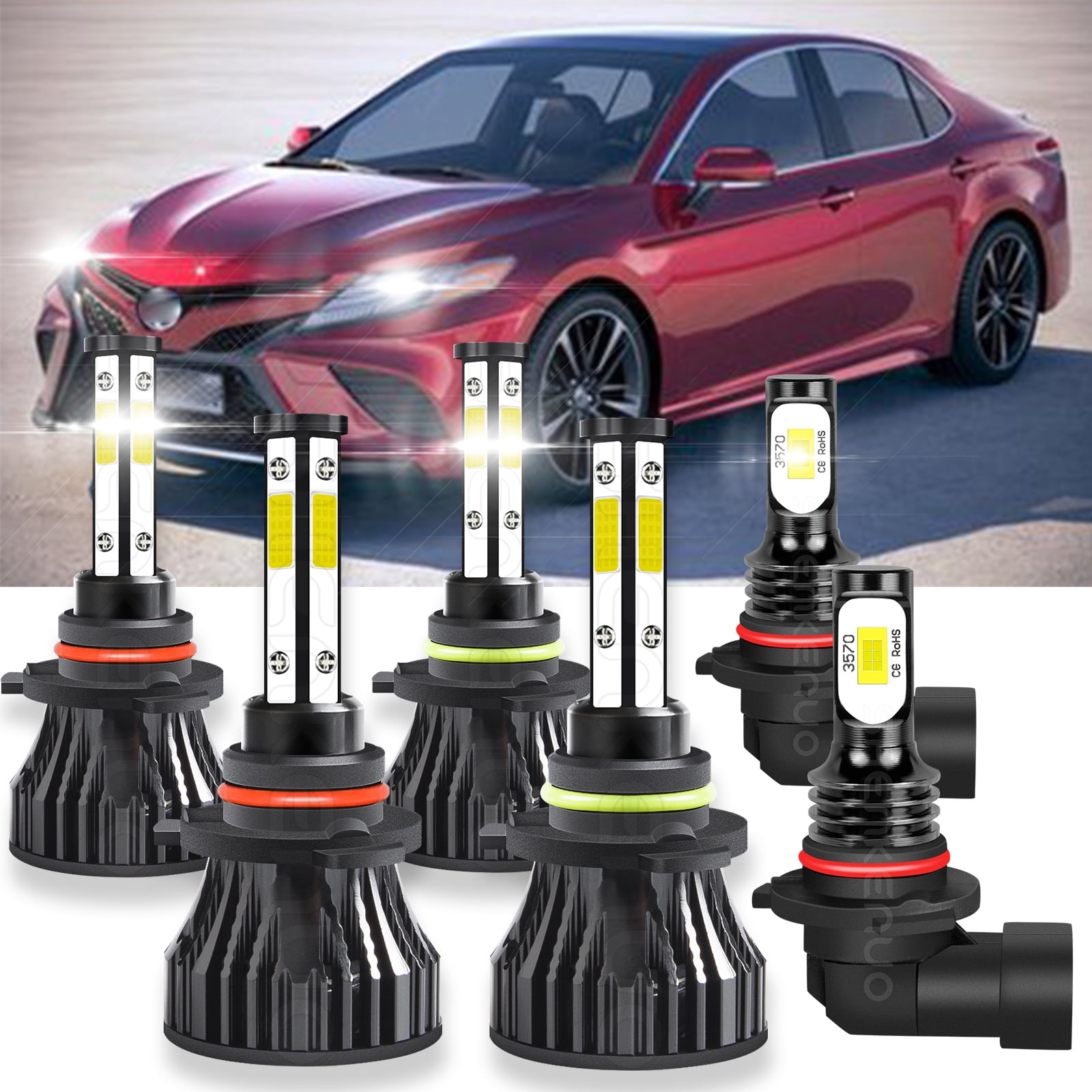 For Toyota Camry 2002 2003 2004 2005 2006 LED Headlight + Fog Light ...