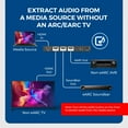OREI 8K HDMI™ or eARC Audio Extractor (eARC, 3.5mm, Optical) (BK-931 ...