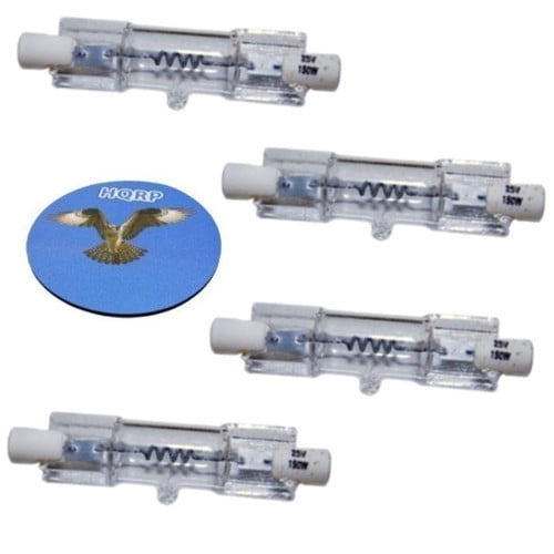 HQRP 4-Pack R7s Base Light Bulb 150W 25V Dental Halogen Lamp Recessed ...