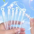 200PCS Wedding Bubbles Bulk - White Heart Top Wands (100 Count ...