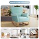 Ouyessir Nursery Rocking Chair, Modern Comfy Upholstered Accent Chair ...