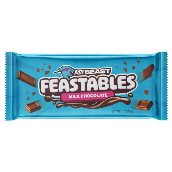 Feastables | MrBeast Chocolate Bars and Cookies