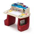 Step2 Deluxe Art Master Desk Plastic Kids Activity Center and Table ...