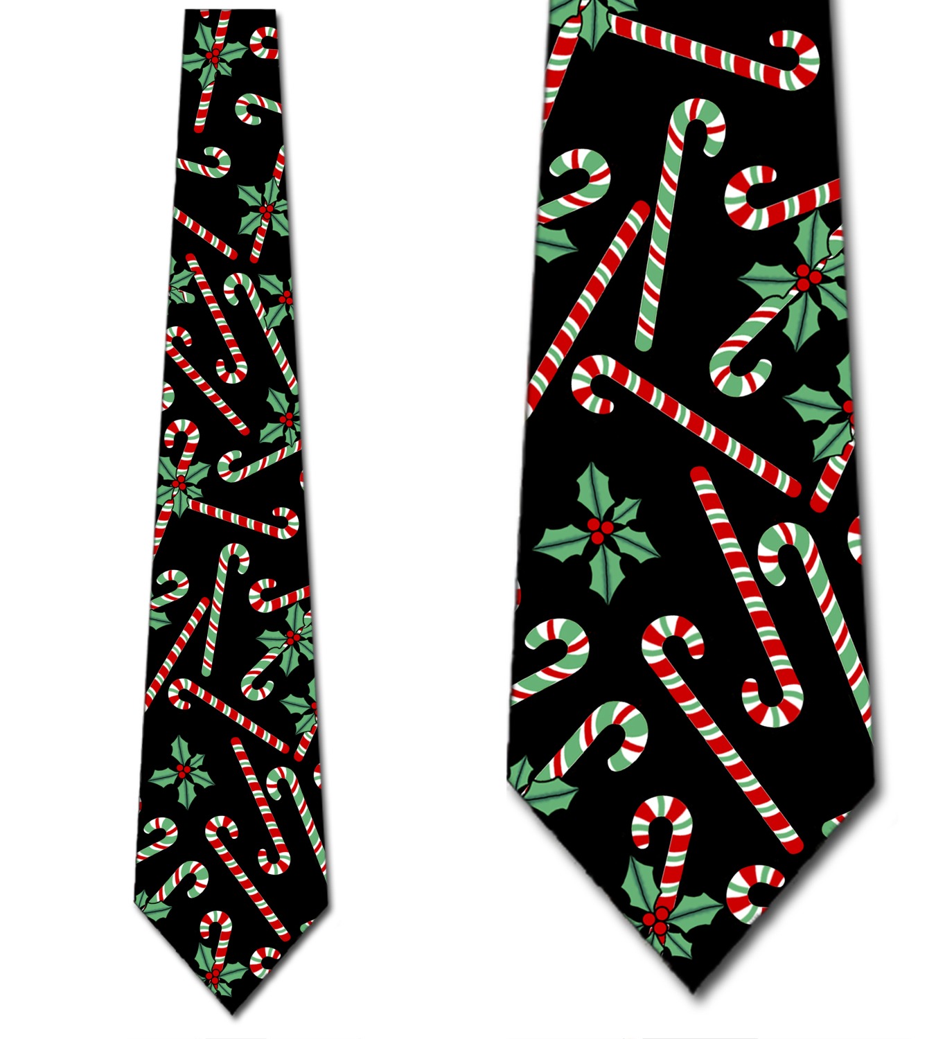 Candy Canes Allover Necktie Mens Tie by Three Rooker - Walmart.com