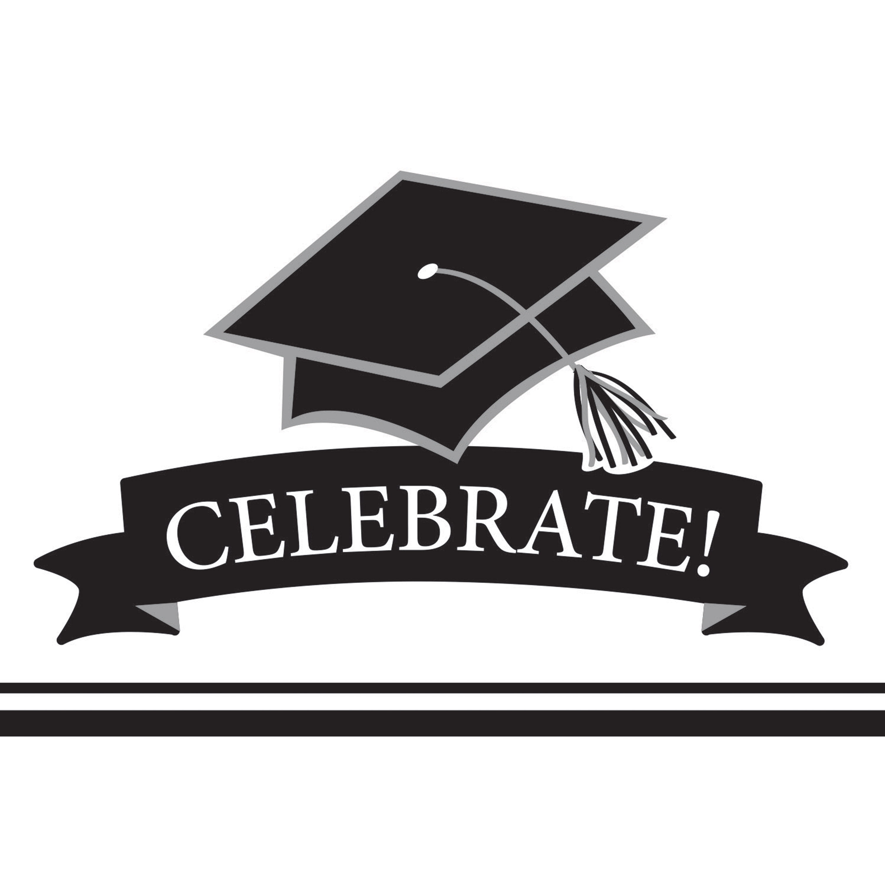 Graduation School Spirit White Invitations, 50 Count - Walmart.com