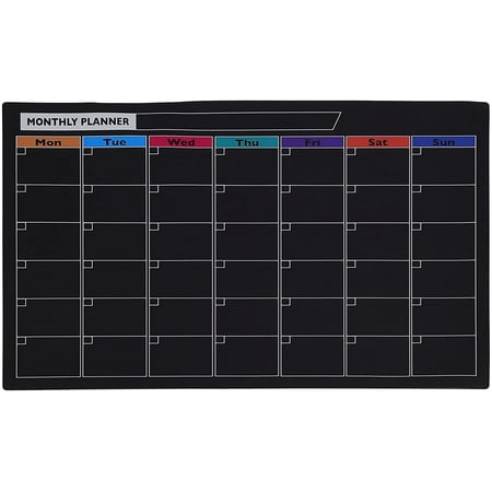 Magnetic Schedule Board Dry Erase Fridge Calendar Plastic Magnetic ...