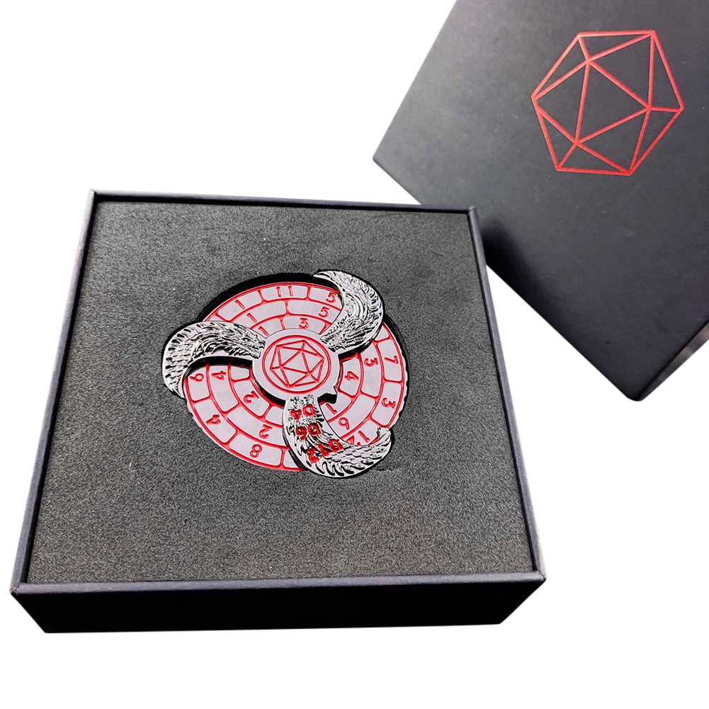 Dados Metal Kuymtek Dragón Spinner 7 en 1 DND para Mazmorras Y Dragones ...