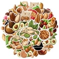35pcs-50pcs Natural Stickers Stationery Stickers Healthy Kids Stickers ...