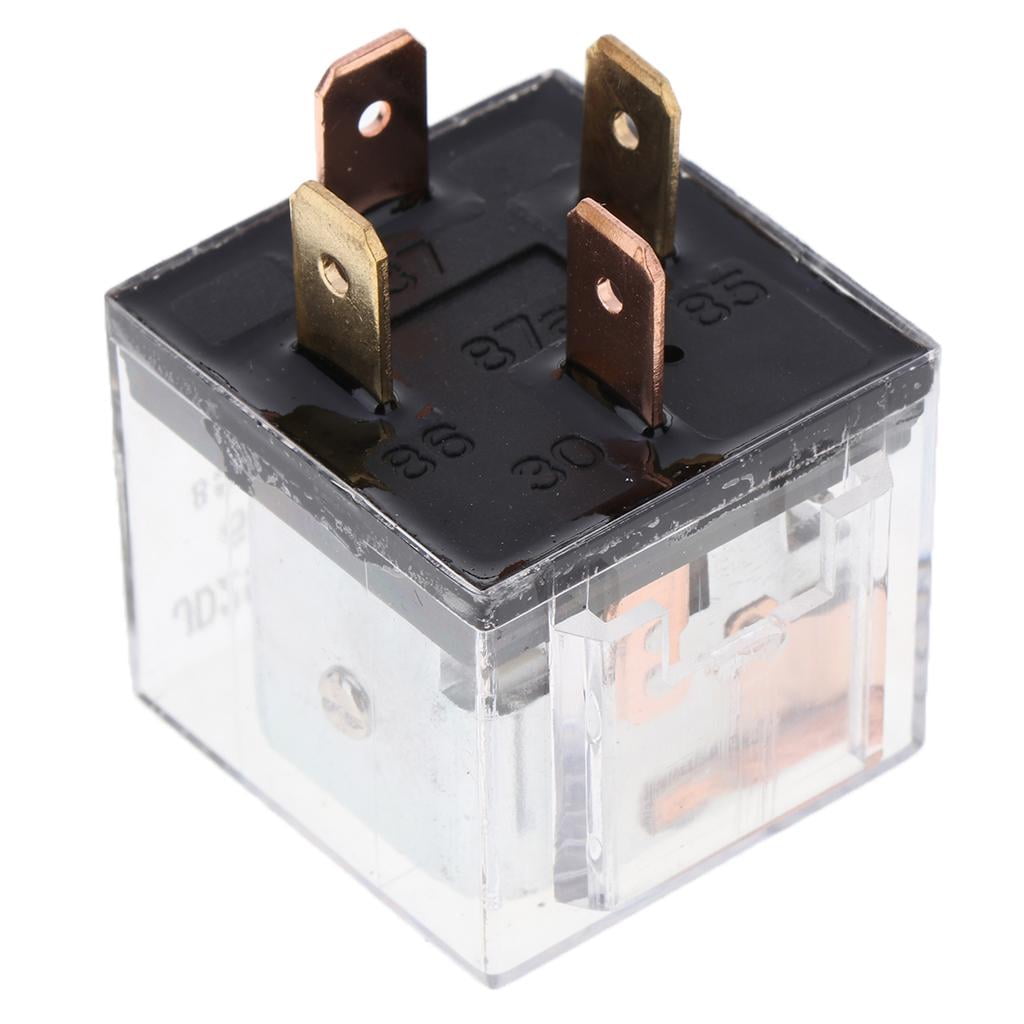 Relay 12V 4-Pin Socket Normal Open Waterproof Car Truck Van - Walmart.com
