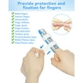 TAROYQASUL 2pcs Metal Finger Splint Middle Finger, Medium Size Finger ...