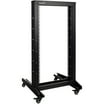NavePoint 25U 2 Post Open Frame Server Rack for 19 Inch Equipment, AV ...
