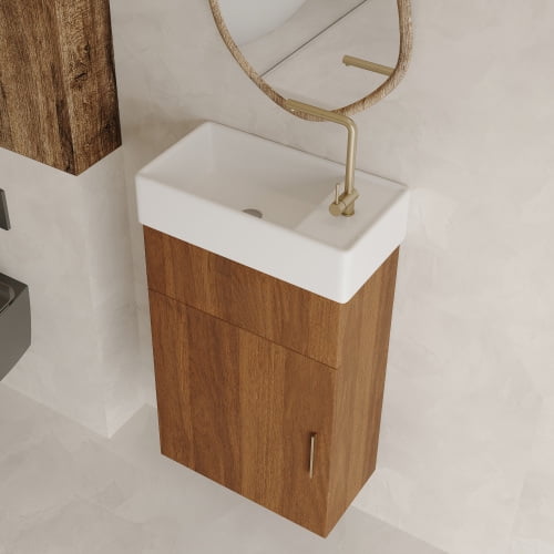 Click here for Yanze 16.5 Inches Modern Floating Bathroom Vanity... prices