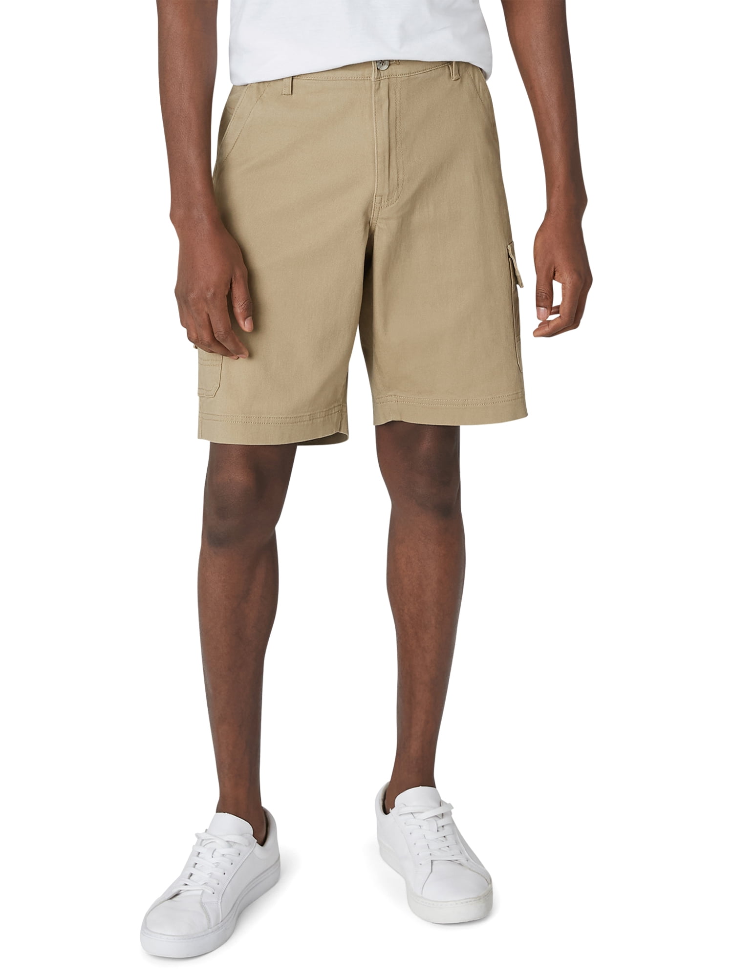 Chaps Men's Brushed Stretch Twill 10" Inseam Cargo Short - Walmart.com