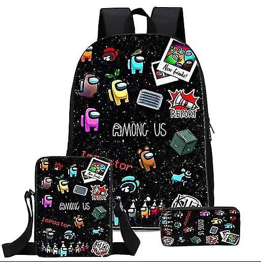 Among Us Visor Backpack Kids Rucksack Crewmate Back To School Bag A Tan ...