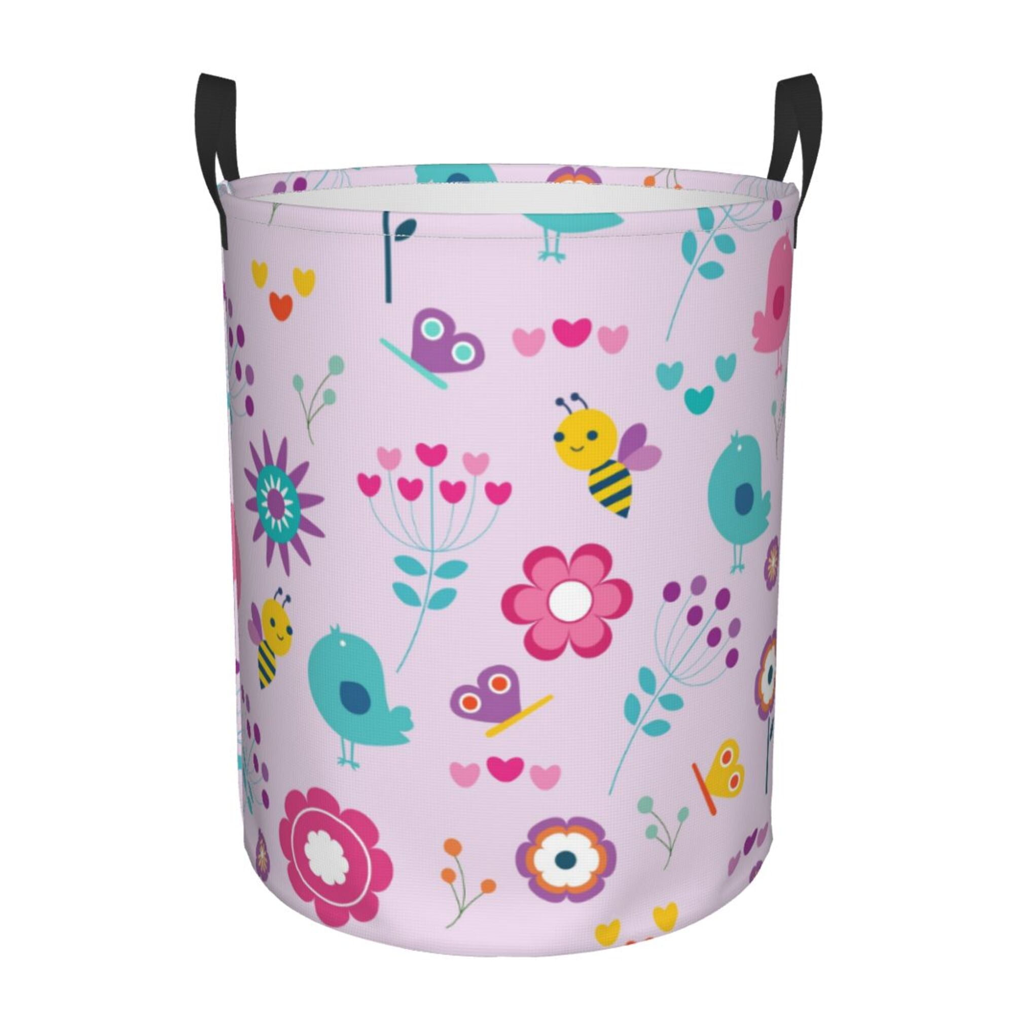 ZICANCN Retro Spring Nature Pattern Laundry Basket Organizer , Dirty ...
