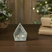 Tealight Holder Wooden Saltbox House w/Star Natural 9x6.75x2.5 ...