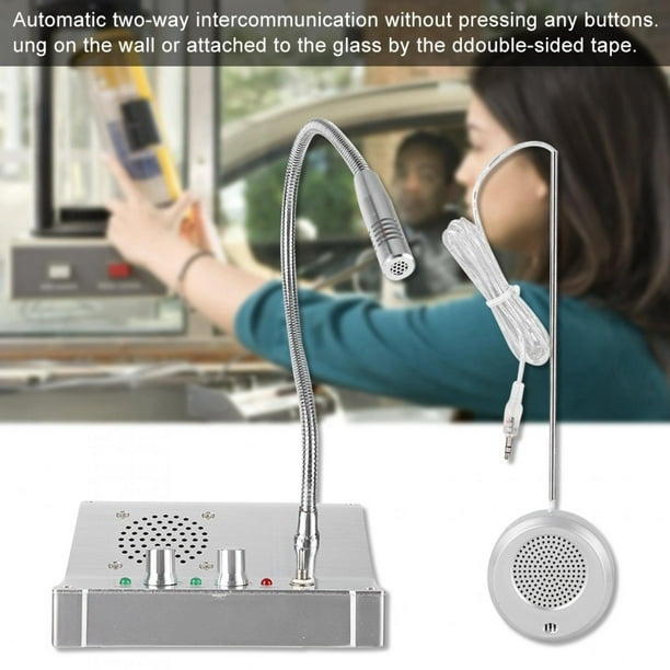 Interphone bidirectionnel Gupbes, interphone de comptoir de fenêtre ...