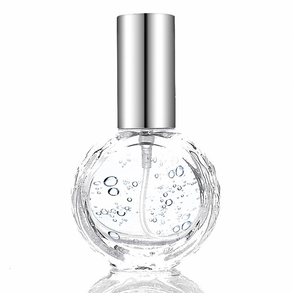 Clear Refillable Perfume Bottle, Portable Square Empty Glass Perfume ...