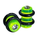 Pair of Acrylic CZ Gem Jeweled Oring Ear Plugs - 5 Colors Available ...