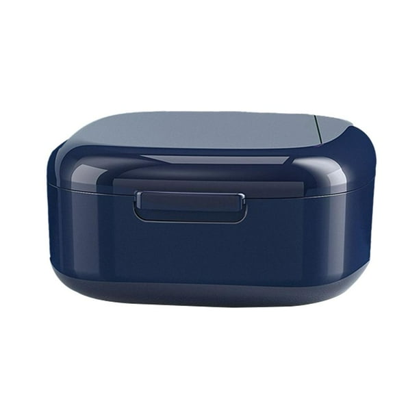 Tqehs Caja Portátil Para Guardar Prótesis Dentales Para Remojar Y Limpiar Aparatos De