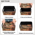 2 Pcs Foldable Felt Storage Bins Decorative Fabric Organizer Baskets ...